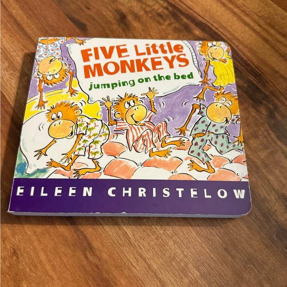 Toys | Five Little Monkeys Jumping On The Bed Board Book | Poshmark